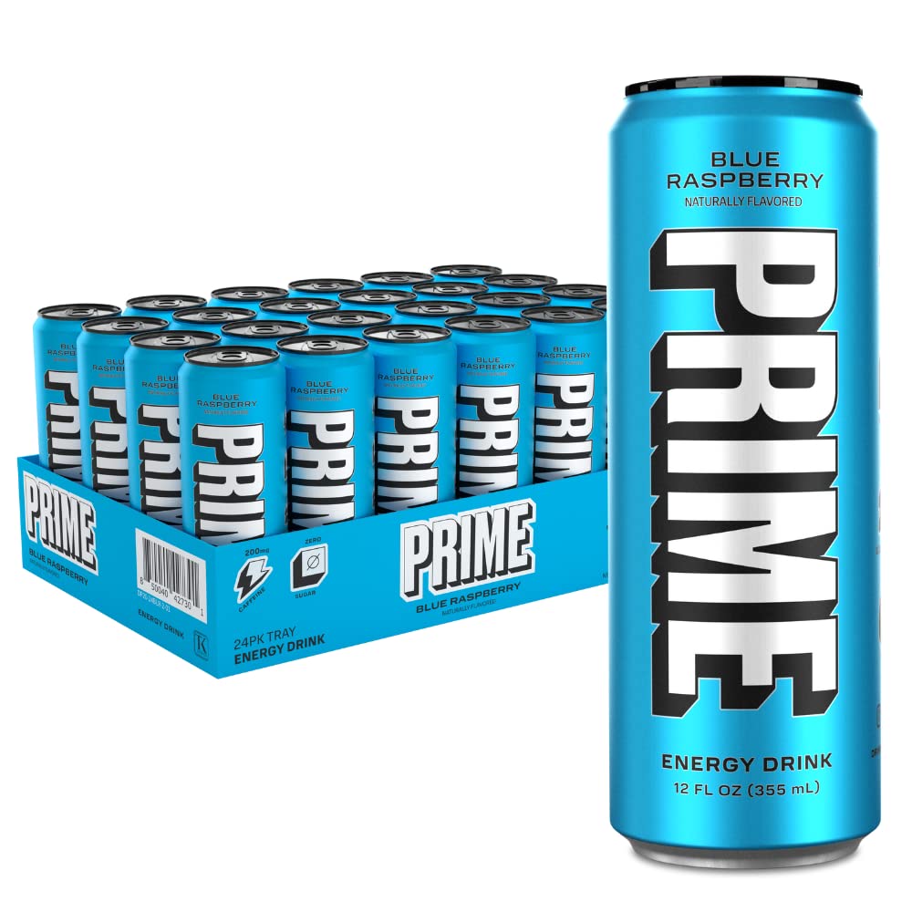 PRIME Energy BLUE RASPBERRY | Zero Sugar Energy Drink | Preworkout ...