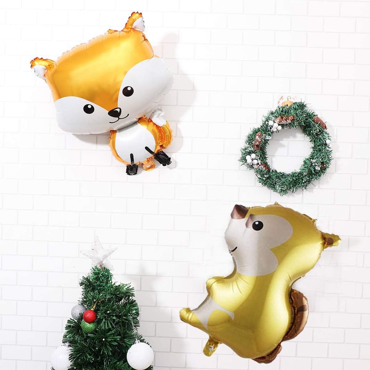 SUNSK Jungle Animal Balloons Happy Birthday Banner Round Latex Balloon ...