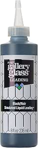 Amazon.com: Gallery Glass Liquid Leading, Black 8 fl oz Leading Perfect ...