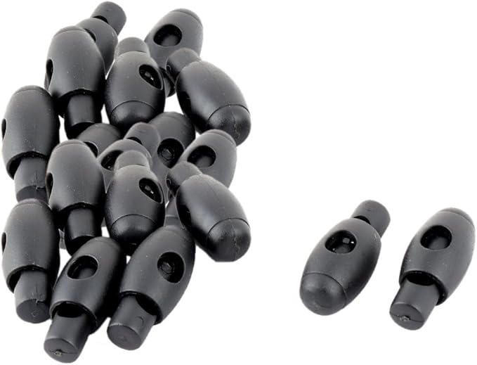 Amazon.com: uxcell Plastic Single Hole Spring Loaded Clothes Sliding ...