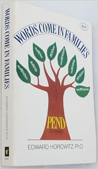 Words come in families: Edward Horowitz: 9780805511932: Amazon.com: Books