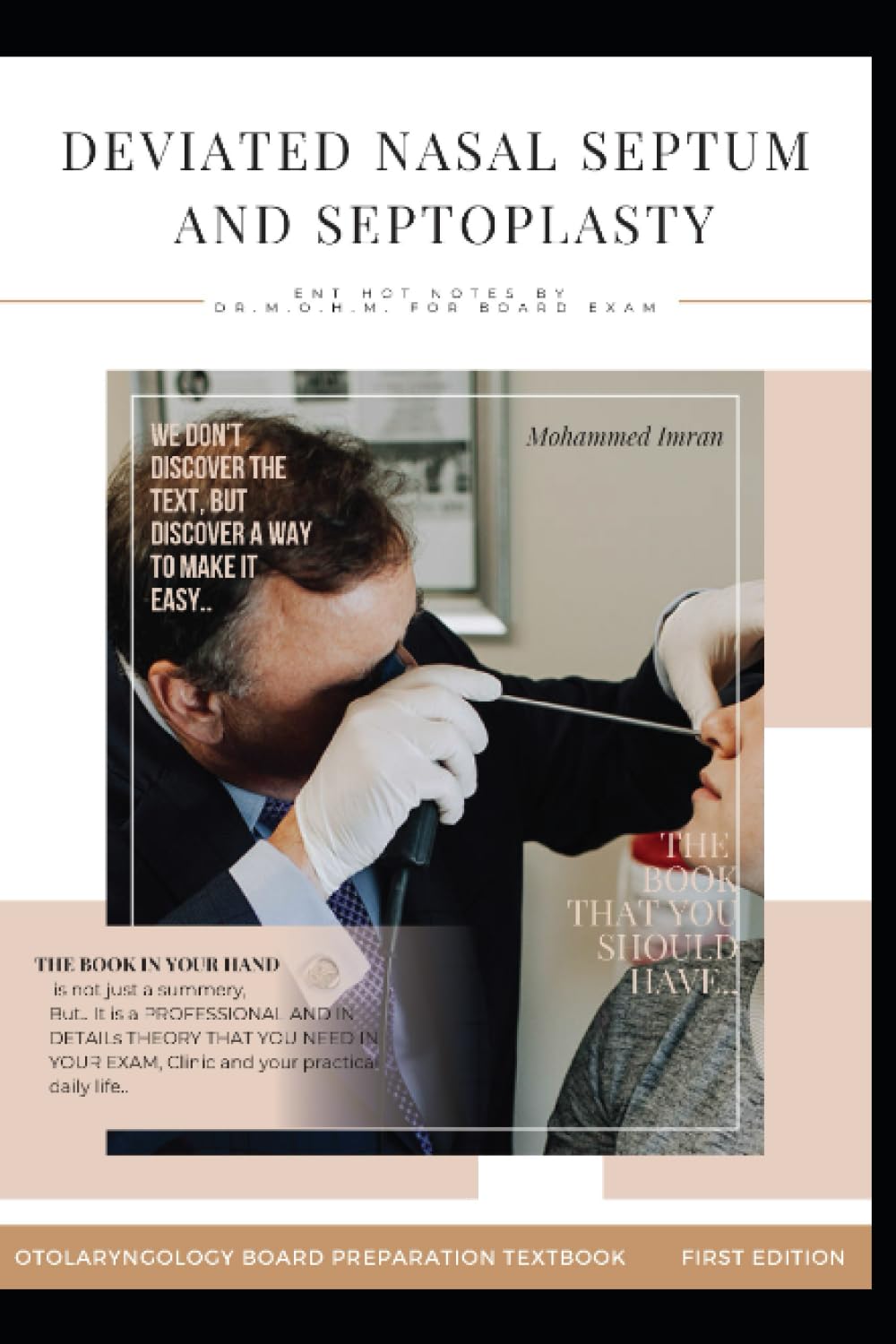 Mua DEVIATED NASAL SEPTUM AND SEPTOPLASTY: ENT HOT NOTEs by Dr. M.O.H.M ...