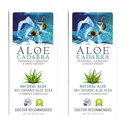 Aloe Cadabra Natural Water-Based Personal Lubricant, Organic Aloe Lube ...