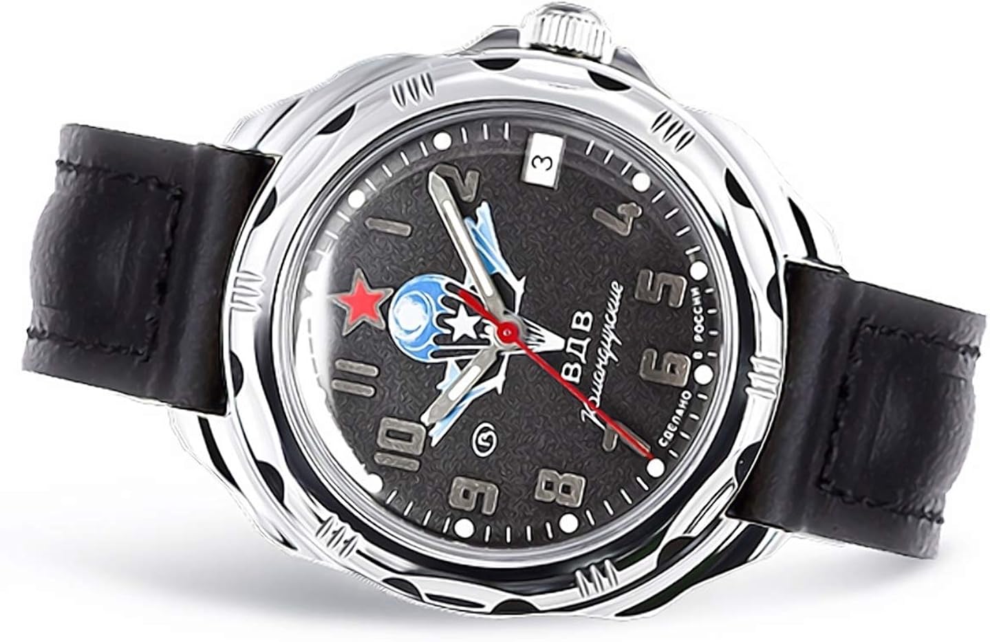 Amazon.com: Vostok Komandirskie Military Russian Paratrooper VDV ...