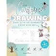 Learn Cursive with Drawing: Alphabet and Word Tracing Practice for ...