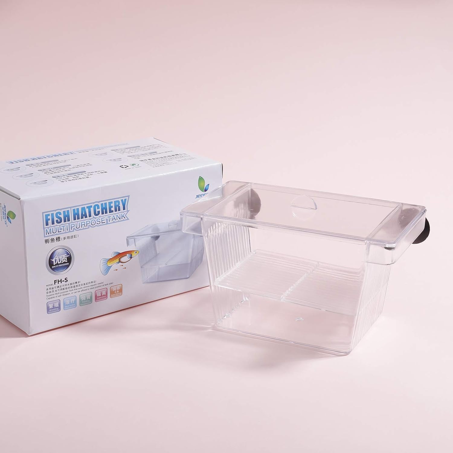 Phoetya Fish Hatchery, Transparent Fish Breeding Box with 2 Suction ...