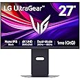 Amazon.com: LG 27G850A-B 27-inch Ultragear 4K UHD (3840 x 2160) IPS Gaming Monitor, Dual-Mode ...