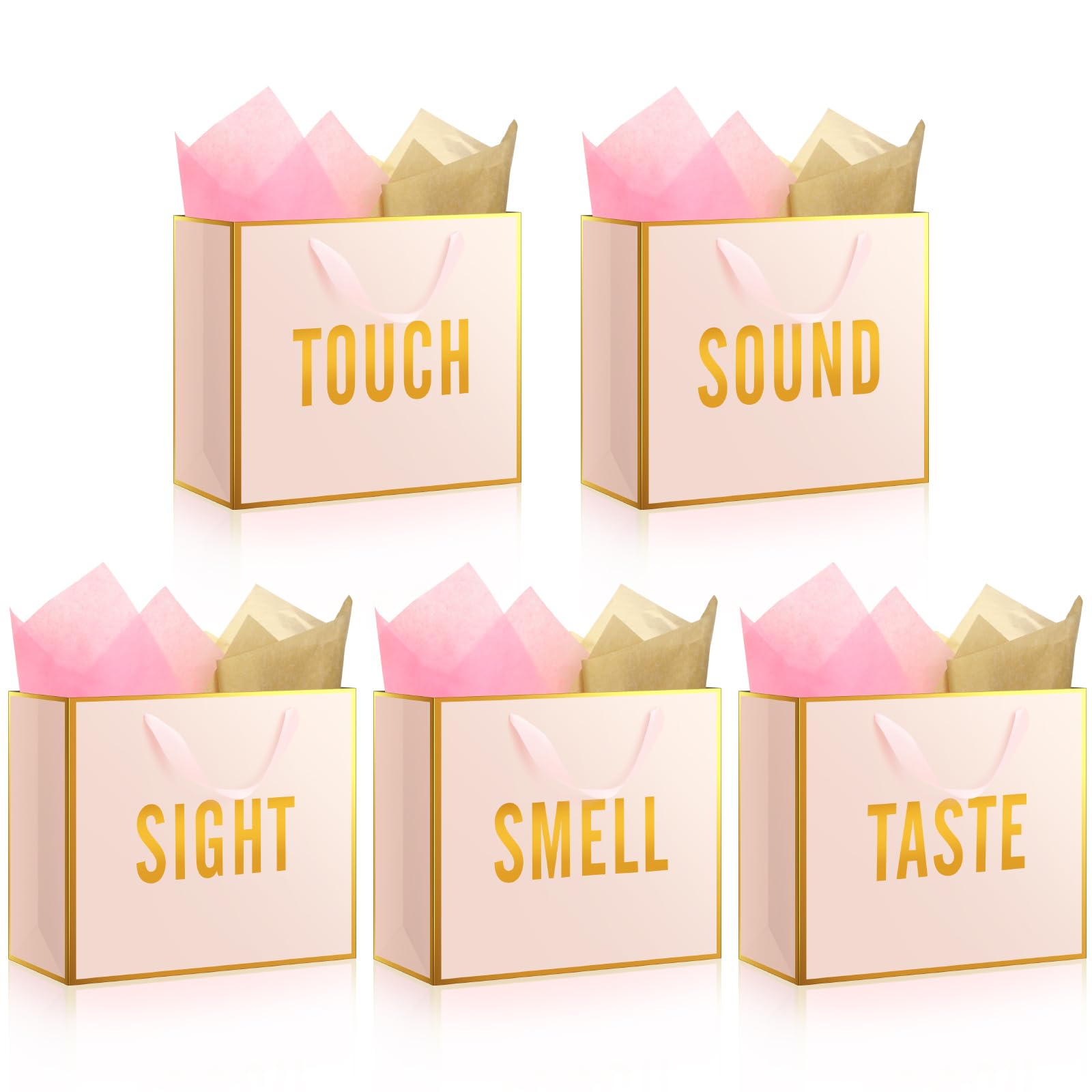 Kolldenn 5 Senses Gift Bags for Him Her Five Senses Gift Bag with ...