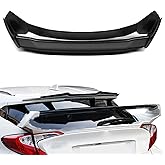 Amazon.com: SCITOO Spoiler Wing Fits for 2018-2021 For Toyota For C-HR Pedestal Matte Black Rear ...