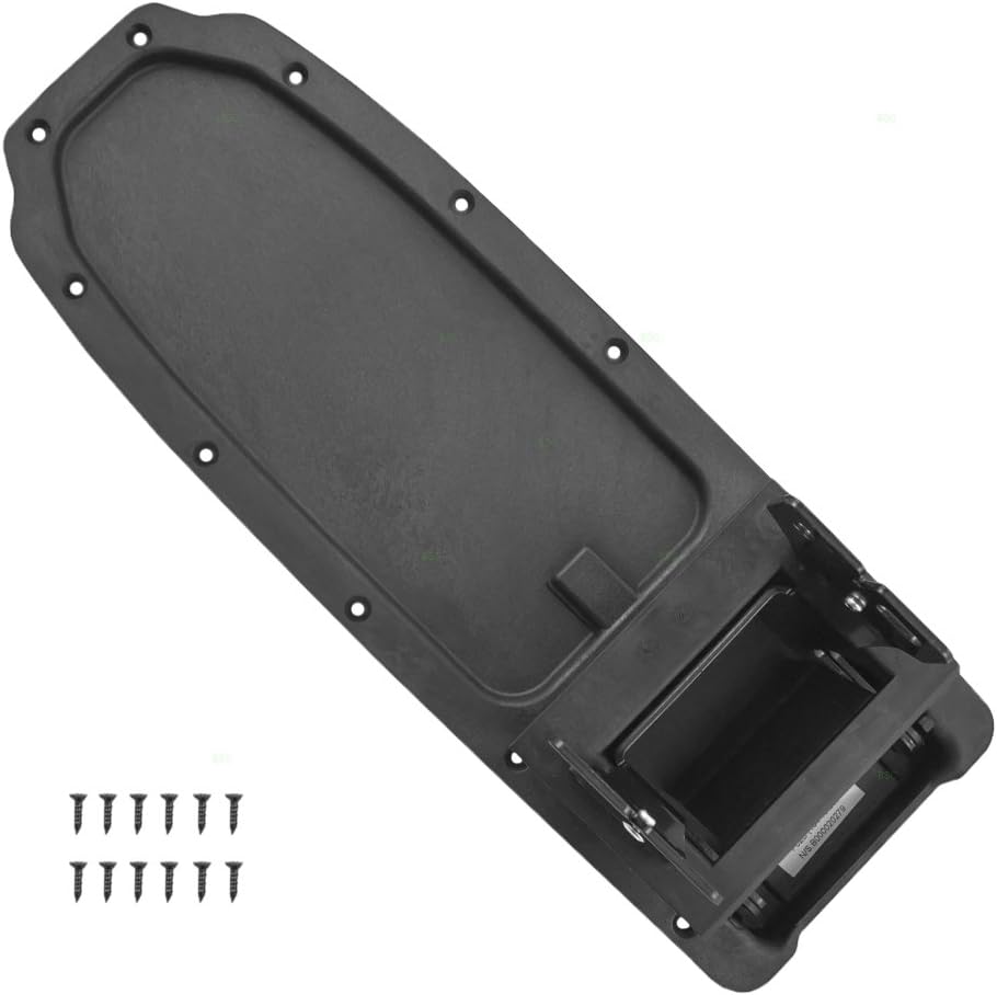 Amazon.com: Full Center Console Armrest Repair Kit Base & Hinges Black ...