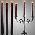 Amazon.com: Teenyyou 6 Pcs Vampire Tears Black Bleeding Taper Candles ...