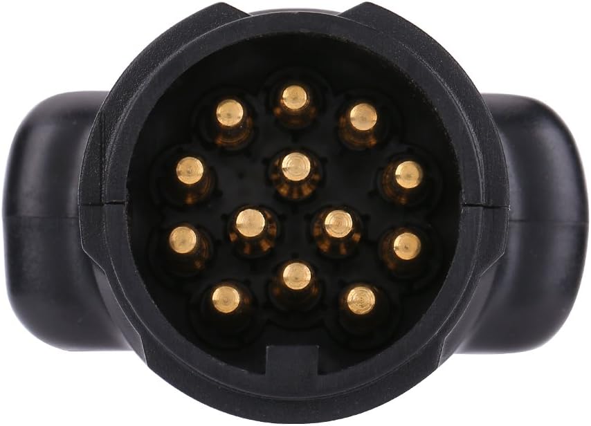 Qii lu Trailer Socket Tester, 12 V 13 Pin LED Light Cable Circuit Plug ...