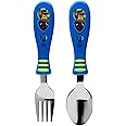 Amazon.com: Zak Designs Paw Patrol Easy Grip Flatware Fork And Spoon ...