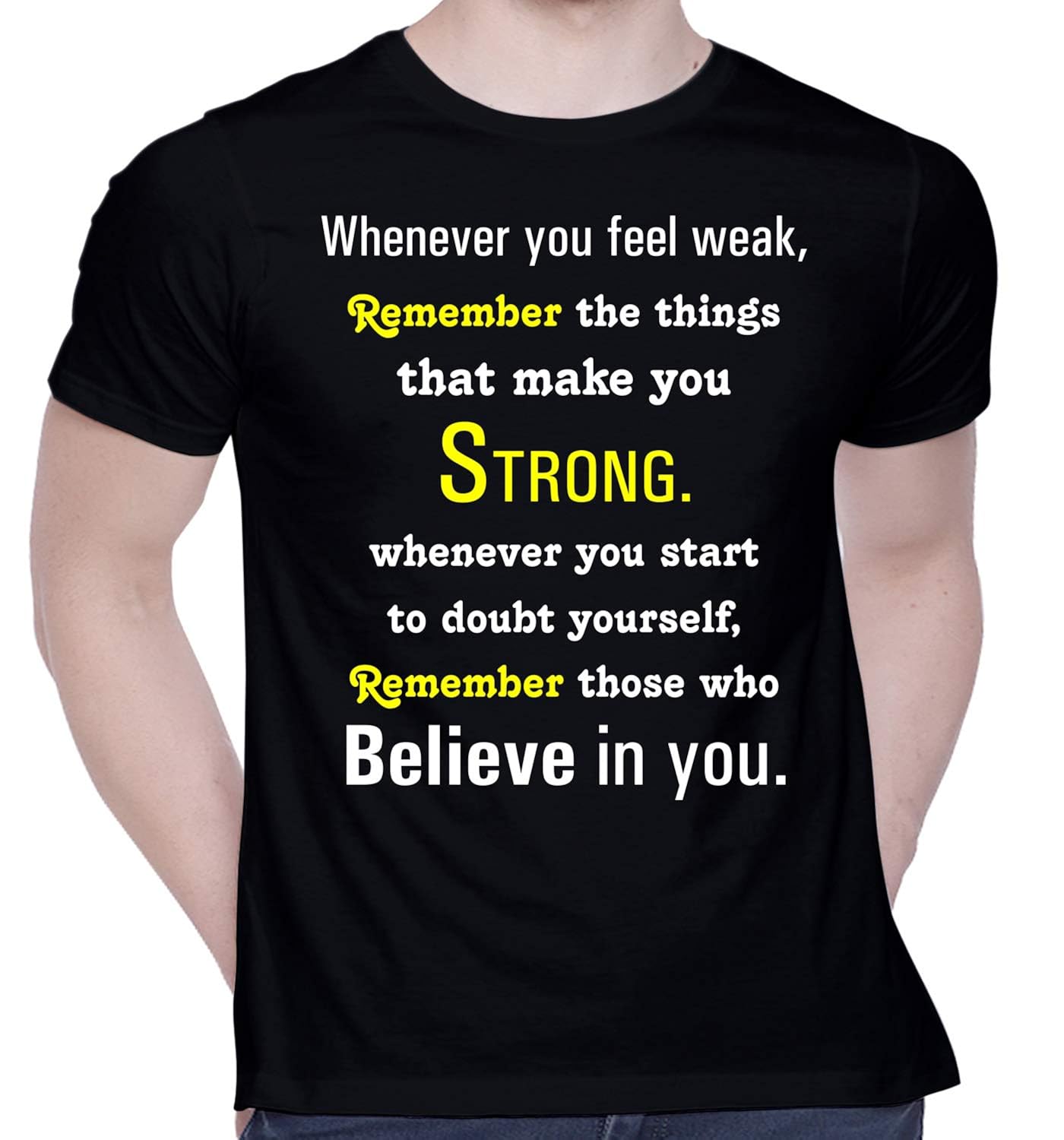Buy CreativiT Graphic Printed T-Shirt for Unisex Always Remember Your ...