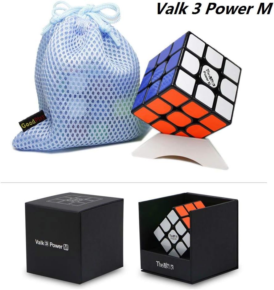 OJIN VALK 3 Power M Valk3 Power Cube 3x3x3 Smooth Puzzle Cube with One Cube Tripod and One Cube ...