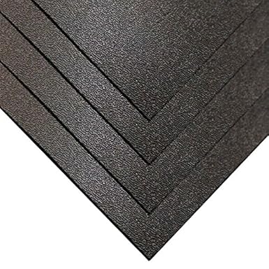 Kydex 100 Plastic Sheet 3/32" (.093) x 12" x 12" - Calcutta Black (4 ...