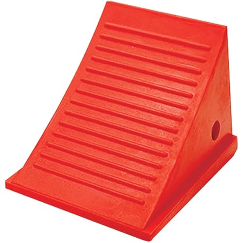 Checkers One Large Wheel Chock for 32-46" Tires, Heavy Duty Wheel ...