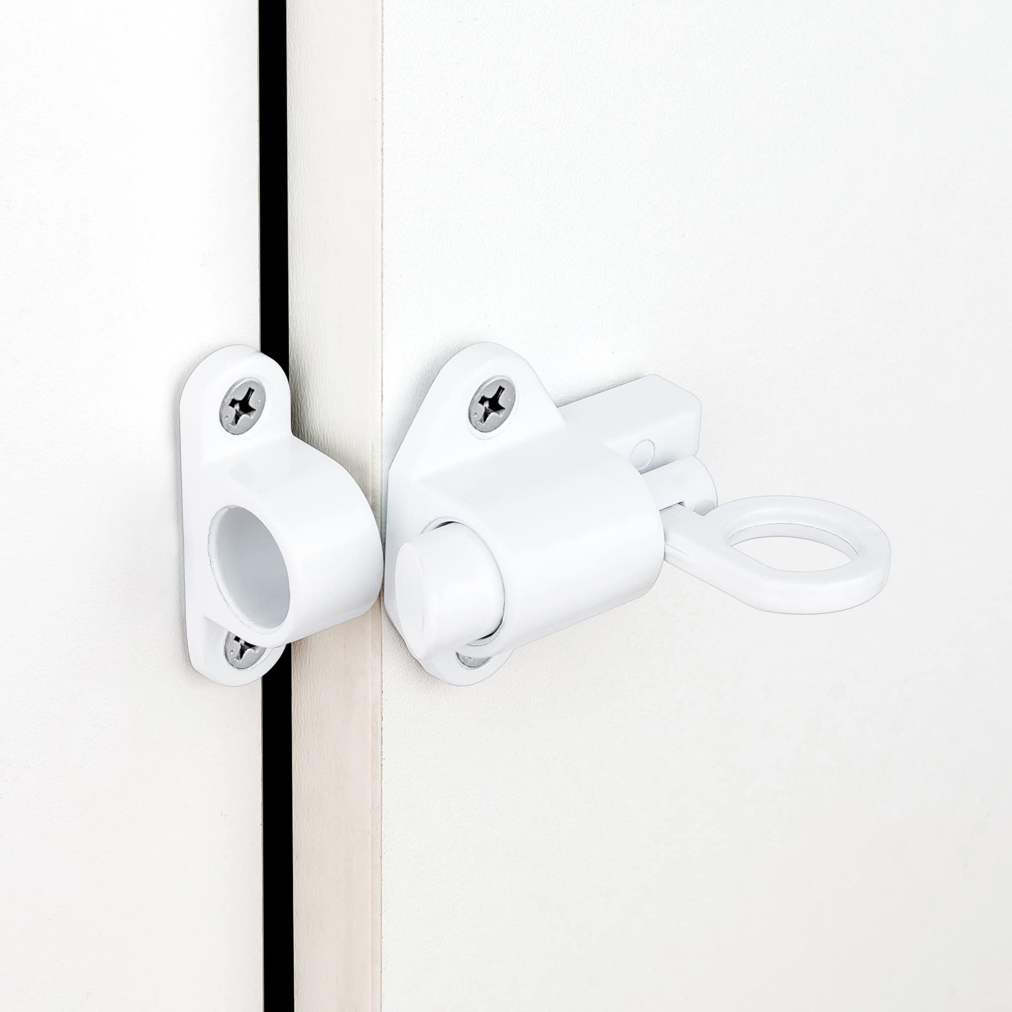 Mua INIRET 4 Packs Self-Closing Latches，White Spring Door Lock ...