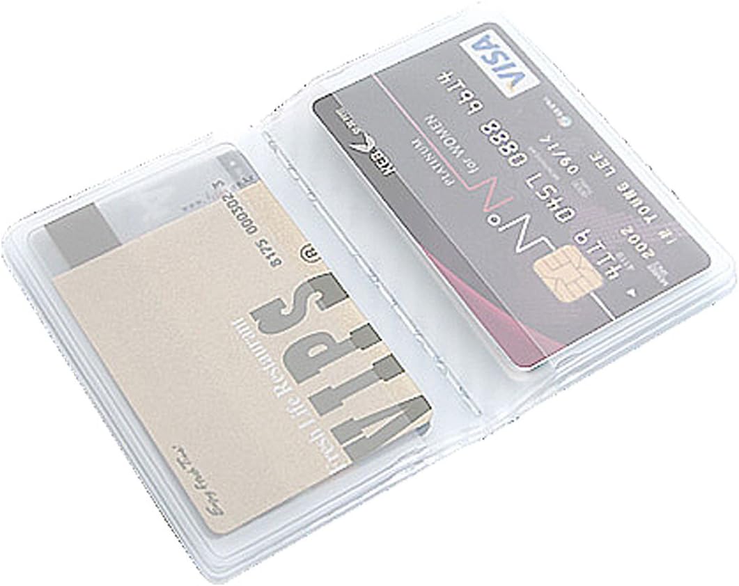 New 10 Page 20 Card Plastic Wallet Insert for Bifold Business Credit ...