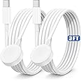 Amazon.com: 2Pack for Apple Watch Charger USB C Magnetic iWatch Charger Cable Fast Charging Cord ...