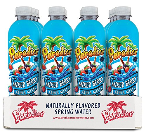 Buy Paradise Flavored Spring Water, 16.9 Ounce Bottles | 9 Unique ...