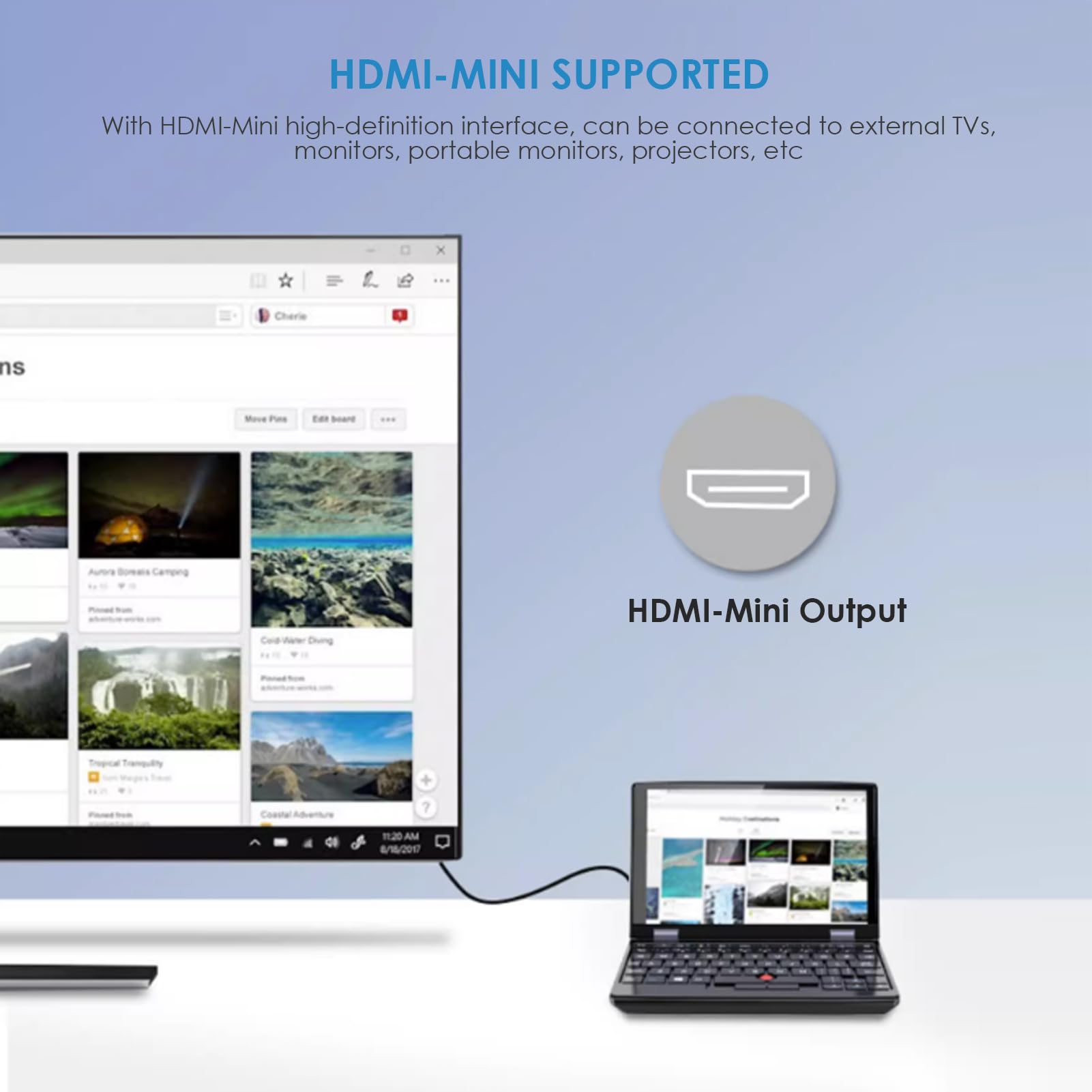 Mua Acogedor Mini Laptop, 7.0 inch Touch Screen Mini Laptop Computer, High Speed CPU J4105 12GB ...