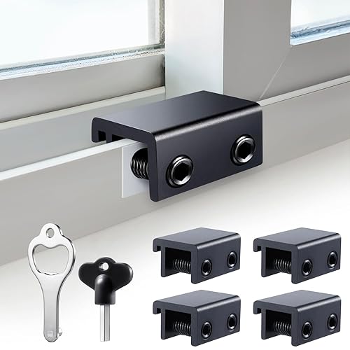 Sliding Window Locks (6 Sets), Security Window Locks with Keys ...