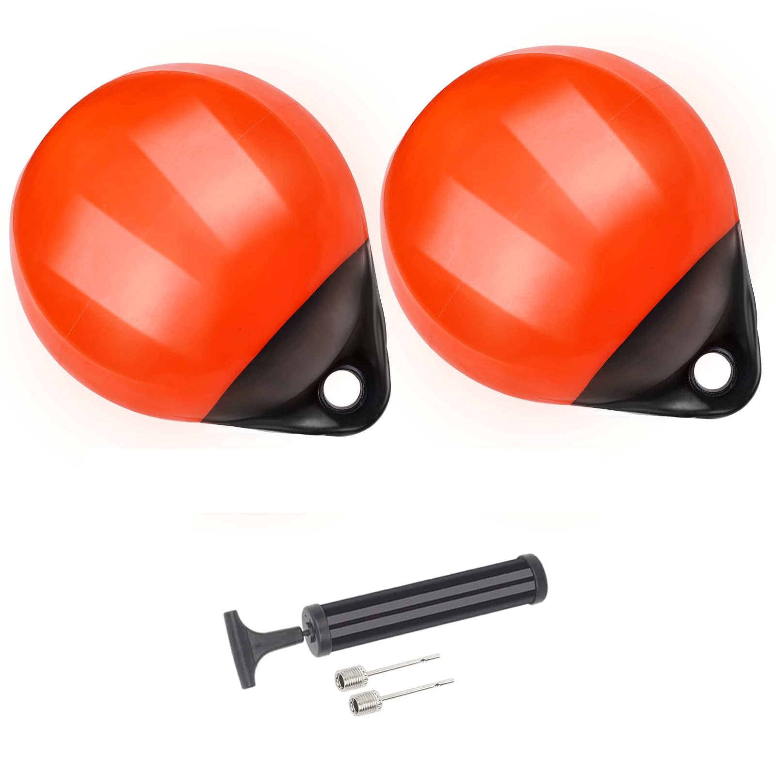 YLVERX Pair of Boat Mooring Buoys, Marine Grade Inflatable Vinyl Round ...