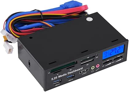 Amazon.com: Multi-Function Front Panel, 5.25" 2 USB 3.0 Multi-funtion ...