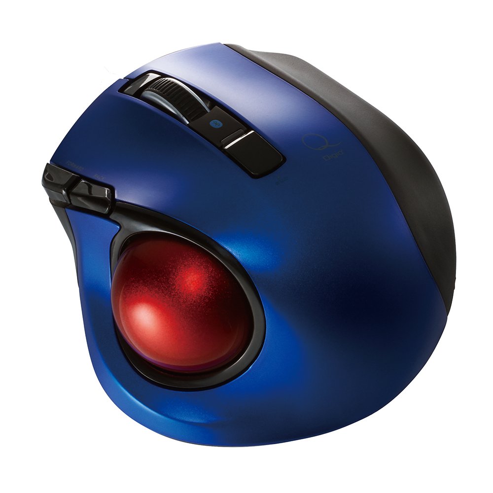 Nakabayashi Co,Ltd. Small Mouse Bluetooth Wireless Trackball 5 buttons ...