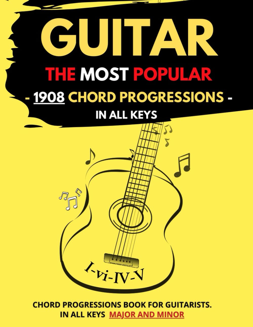 Mua Guitar Chord Progressions In All Keys: 1908 The Most Popular Chords ...