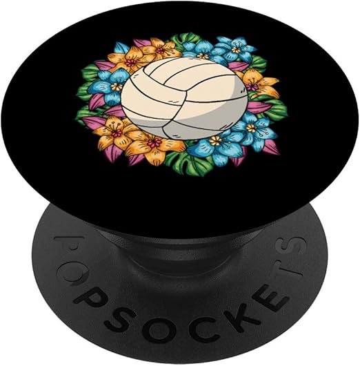 Amazon.com: Volleyball & Flowers I Colorful Volleyball Practice ...