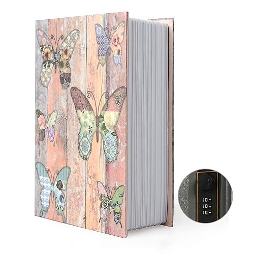 PACOLO Small Diversion Book Safe Storage Box, Metal Can with Security ...