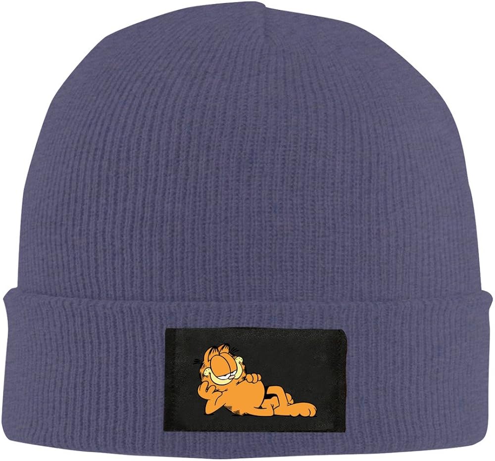 Garfield The Cat Hat Unisex-Adult Beanie Cap Navy: Amazon.ca: Clothing ...