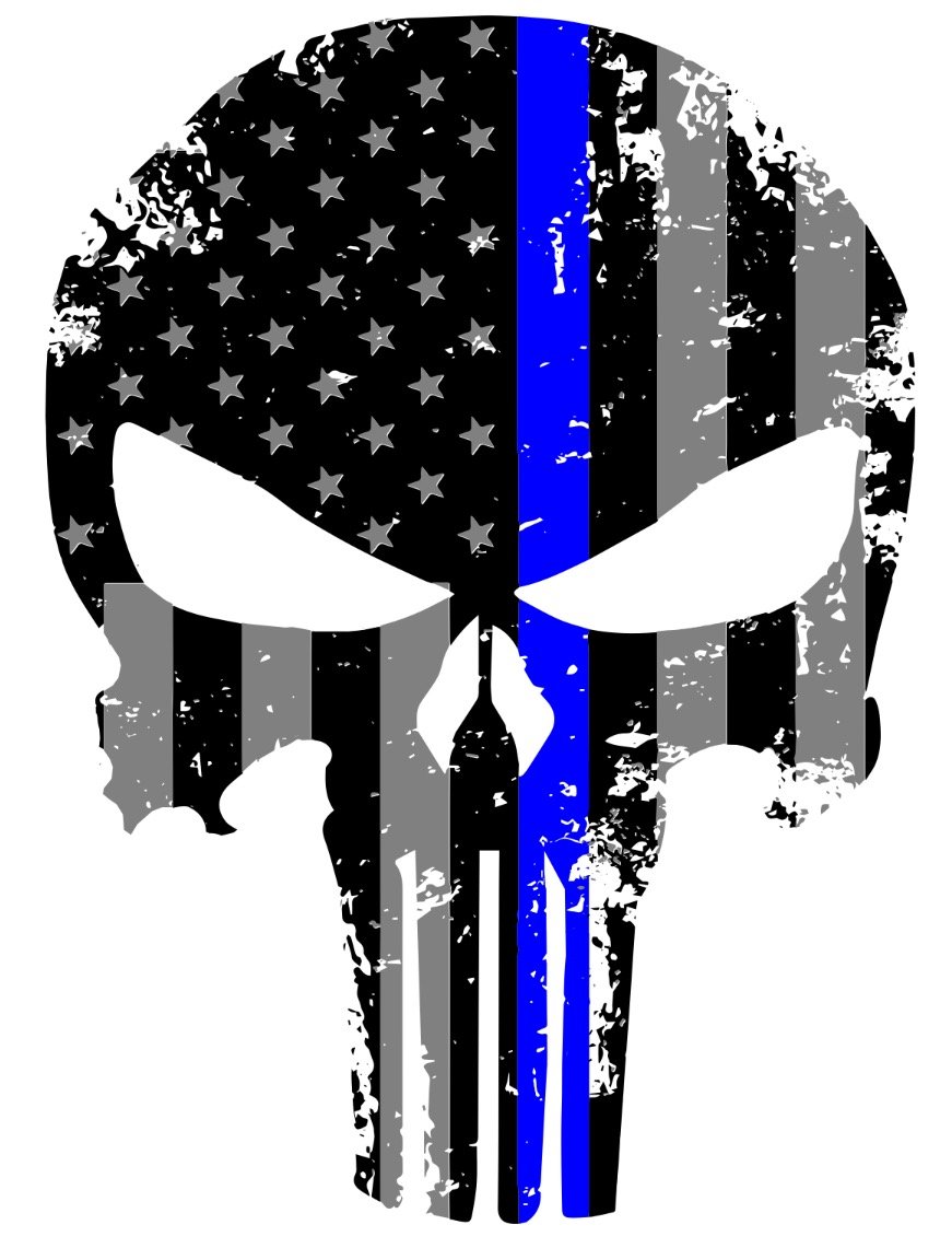 Mua K9King Punisher Skull 5.5 x 4 Inch Tattered Subdued Us Flag ...