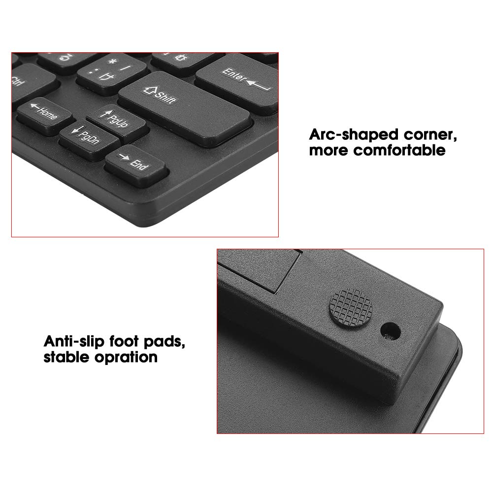 Mua Hilitand Wired Mini Japanese Keyboard, USB Ergonomic Keyboard Ultra ...