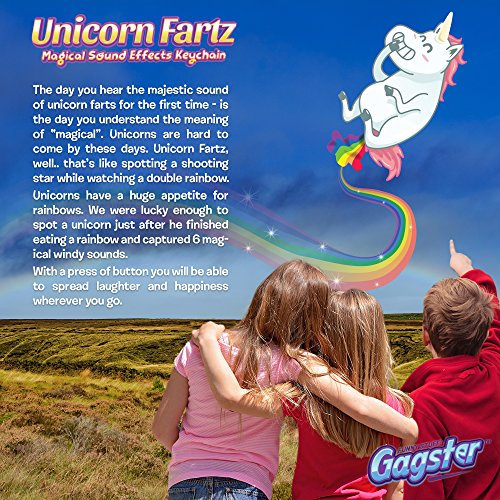 Unicorn Fartz Magical Farts Noise Maker - Hilarious Fart Machine with 6 ...