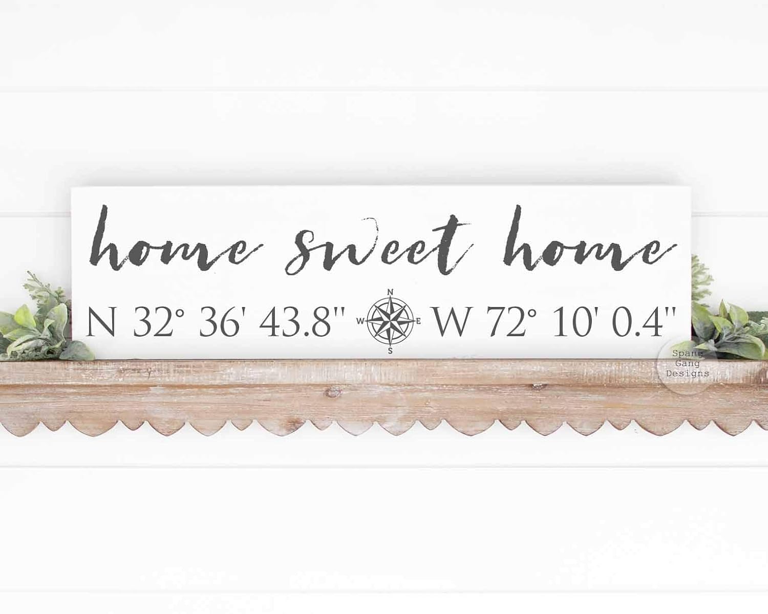 Amazon.com: Home Coordinates Sign | Home Sweet Home Sign | Realtor ...