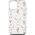 Amazon.com: iPhone 12/12 Pro Western Country Boho Southern Bull Skull ...