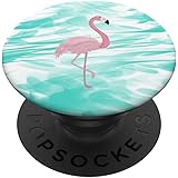Amazon.com: Cute Pink Flamingo Pop Socket Photo PopSockets PopGrip ...