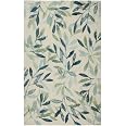 Amazon.com: Rugsmith Ash Modern Floral Area Rug, 7 ft 6 in x 9 ft 6 in ...
