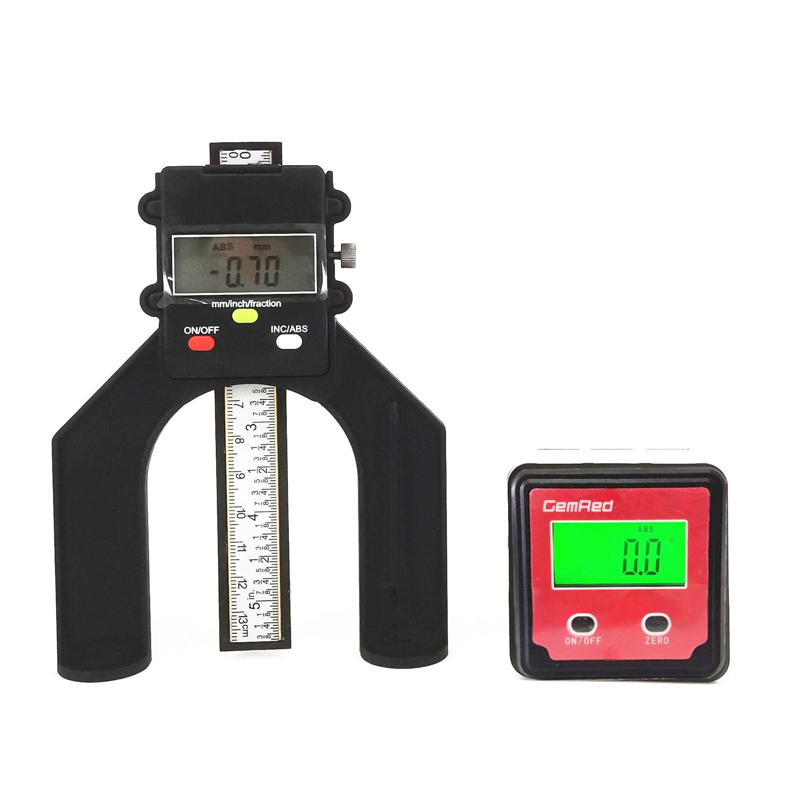 GemRed Digital Measuring Tool Set GR905 for Table Saw(Angle Gauge ...
