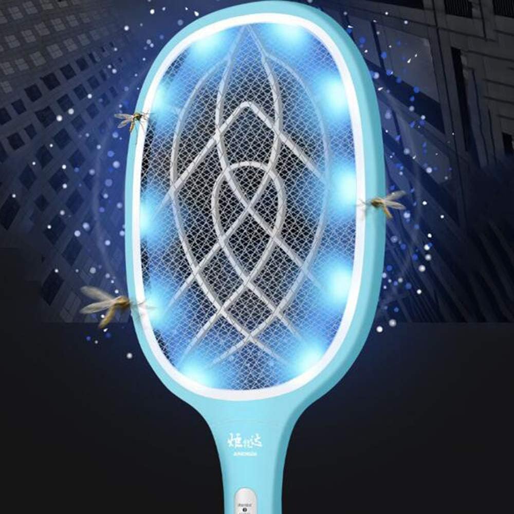 Electric Mosquito Racket 2800 mA USB Mosquito Repellent LED Insect Fly ...