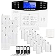 Amazon.com : D1D9 24pcs Home Burglar Alarm System Wireless DIY 4G WiFi ...