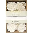 Amazon.com: White Mulberry Paper Flower Embellishments by Recollections™
