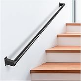 SDNBHT Industrial Stair Railing Metal Hand Rails for Indoor Stairs Wall ...