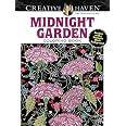 Amazon.com: Creative Haven Midnight Garden Coloring Book: Heart ...