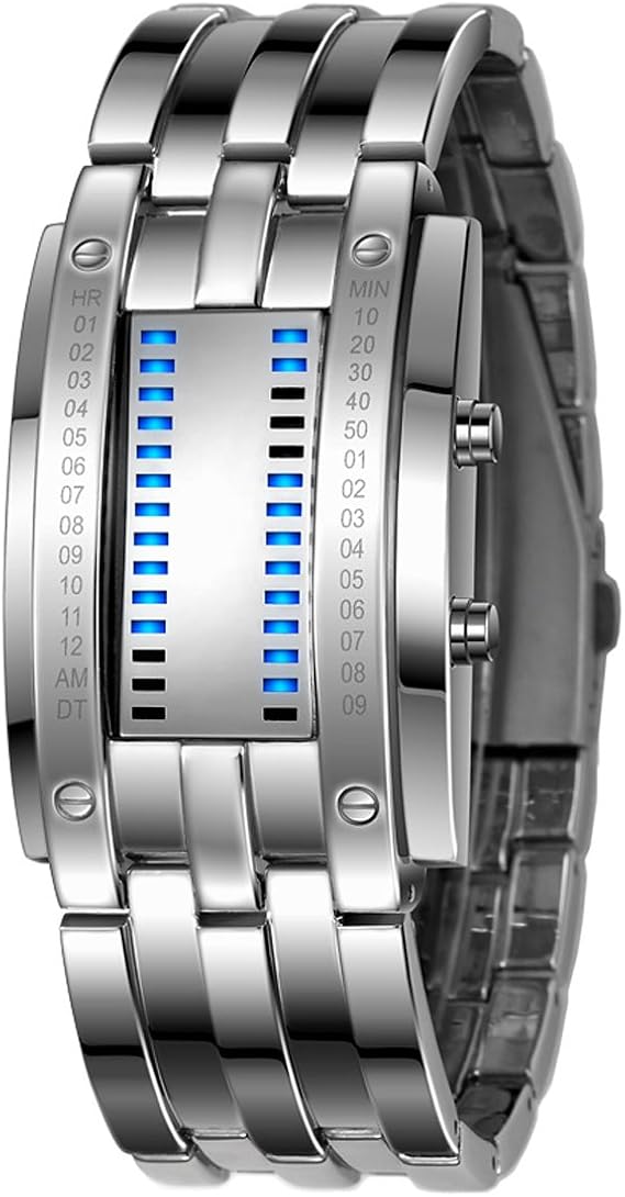 Digital Watch, YAHE Men's Alloy LED Date Display Bracelet Wrist Sports ...