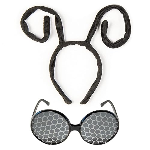 Funcredible Funcredible Bug Antenna Headband and Bug Glasses - Moth ...