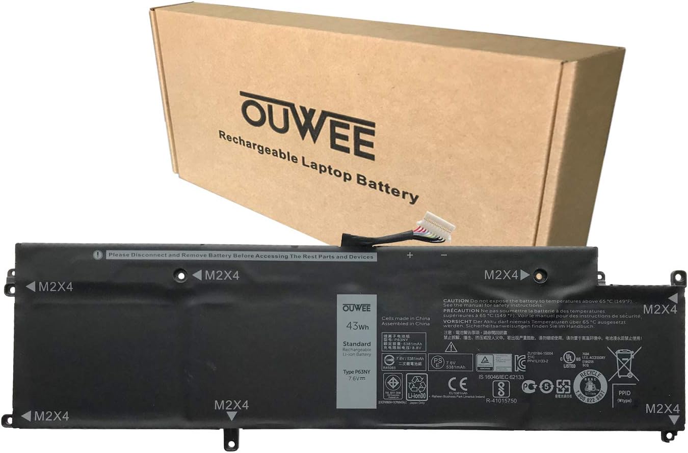 Amazon.com: OUWEE P63NY Laptop Battery Compatible with Dell Latitude 13 ...